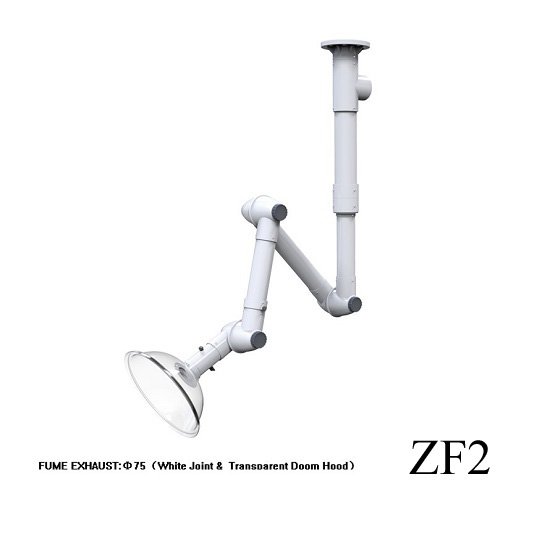 PP flexible fume extraction arm hood,zooe safety and lab supplies Co ...