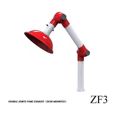bench top/table mounted fume extraction arm hood,zooe safety and lab ...