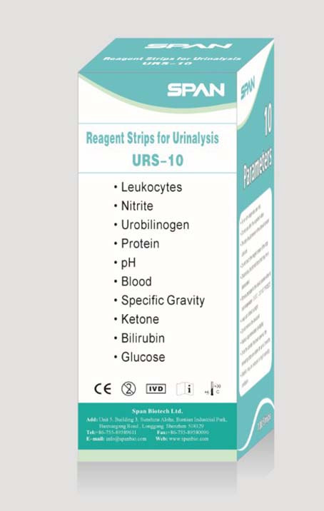 Urine Reagent Strip URS-3K,Span Biotech Ltd._specification/price/image ...
