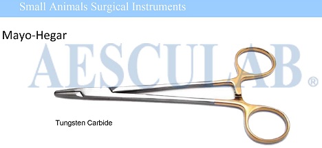 Mayo Hegar Needle Holder TC for Animal Hospitals,Aesculab_specification ...