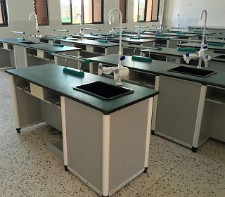 School Furniture Biochemical Lab Deskh Alum-alloy Wood Structure ...