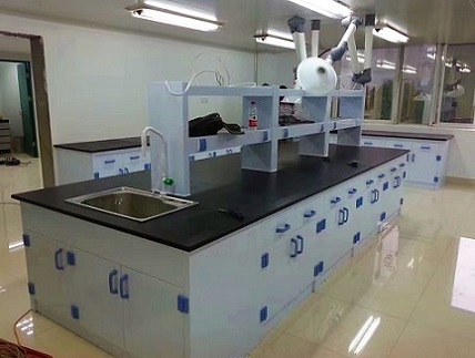 Polypropylene Lab Central Table PP Chemical Island Bench 10 Feet ...