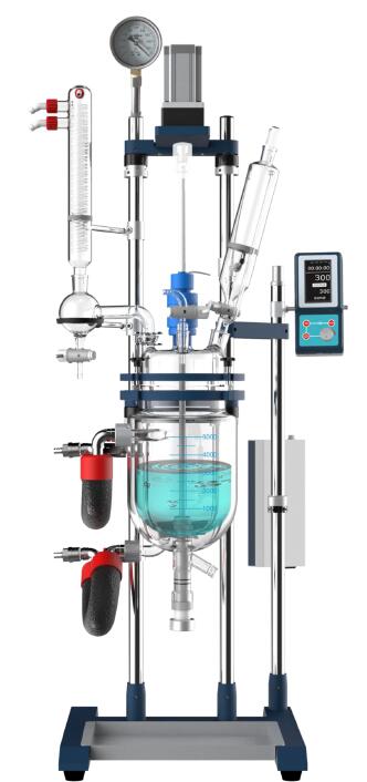 5Liter Lab-scale Chemical Reactor High Borosilicate Glass GR-5CE CE ...