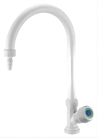 Laboratory PP Water Tap Single Outlet Pure Water Faucet for clean Room ...