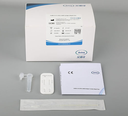 Rapid Influenza A and influenza B Antigen Combo Test Kit cassette Card ...