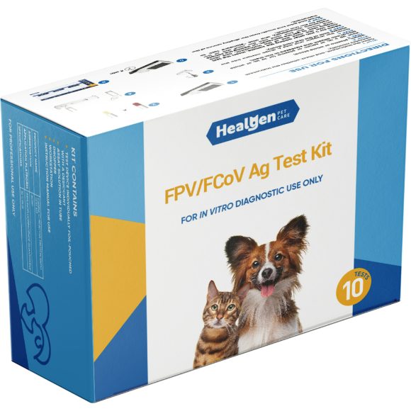 Feline Parvovirus (FPV) & Coronavirus (FCoV) Antigen Combo Test,Healgen ...
