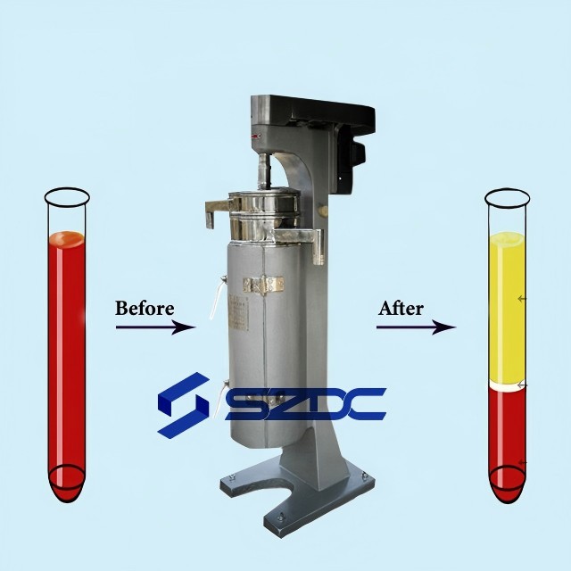 Biomass Cell Tubular Centrifuge Bowl Rotation Separator Animal Blood ...