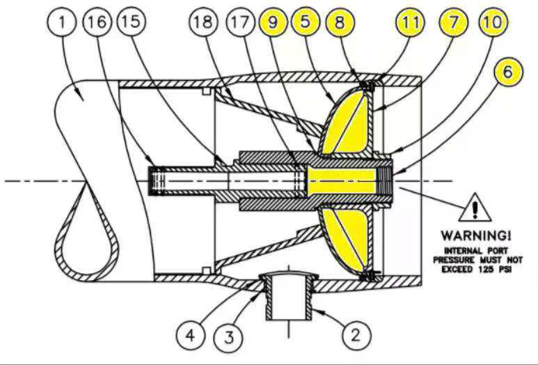 45321 Codeline Head Seal for 80A Vessels OLD,PENTAIR Codeline ...