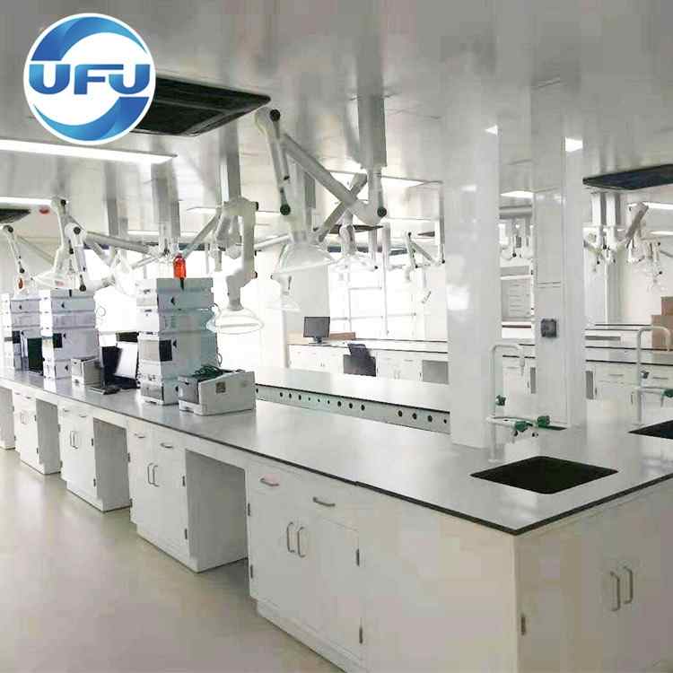 UFULAB Lab Equipment Steel Island Workbench Chemistry Lab Bench with ...