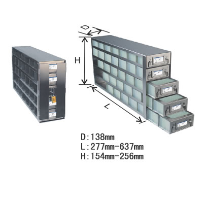 Upright Freezer Drawer Racks for 96-Deep-Well Microtiter Plates,Crystal ...