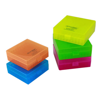 100-Cell Hinged Plastic Boxes,Crystal Technology & Industries, Inc ...