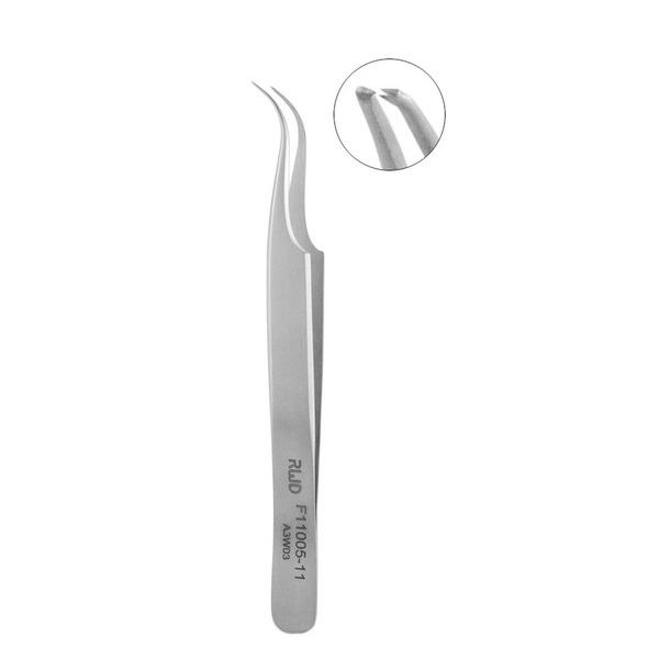 1x2 teeth Micro Forceps w/0.4mm tip each-Cvd/11.5cm,RWD_specification ...